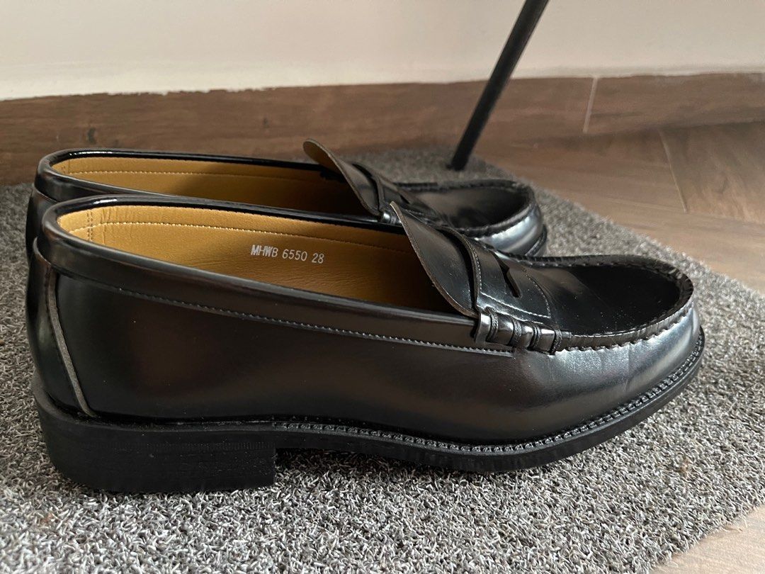 Haruta Classic Black Loafers Men, Men's Fashion, Footwear, Dress Shoes ...