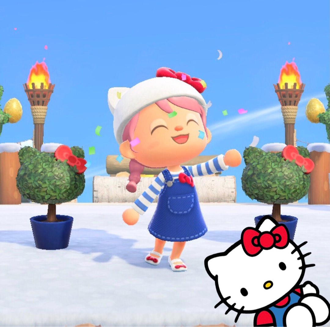 Hello Kitty Sanrio Items (Animal Crossing New Horizons), Video Gaming ...