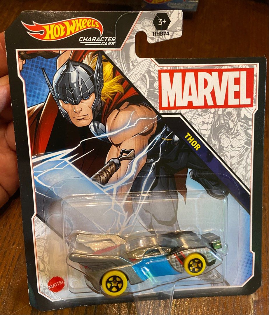 Hot wheels marvel x-men storm , gambit , Thor with swinging mjolnir ...