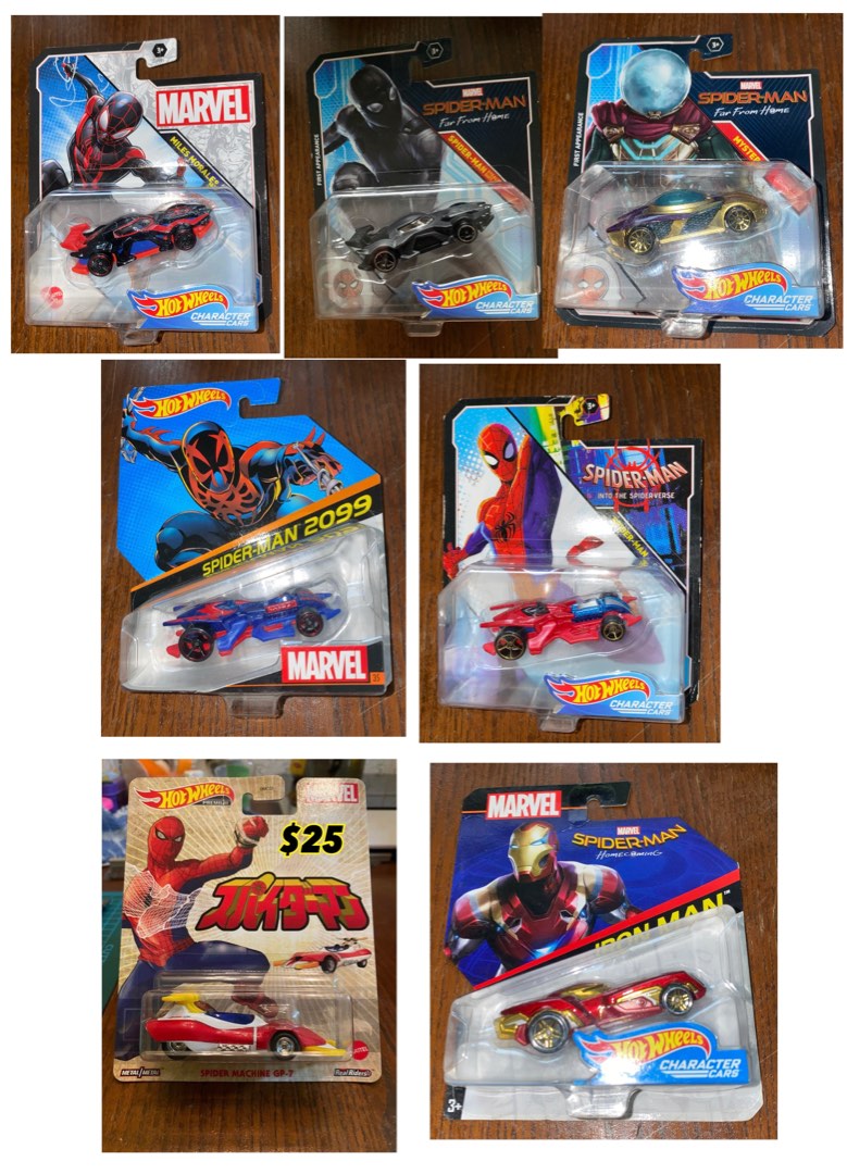 Hot wheels spider-man 2099 stealth suit spider-man Miles morales ...