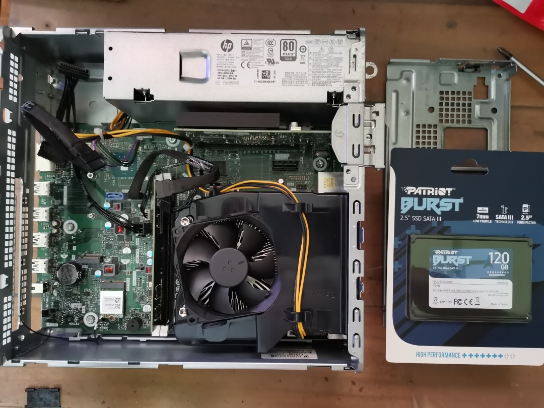 HP MINI PC 120GB SSD UPGRADE UEFI WIN 11 | Repair Baiki Upgrade MacBook ...