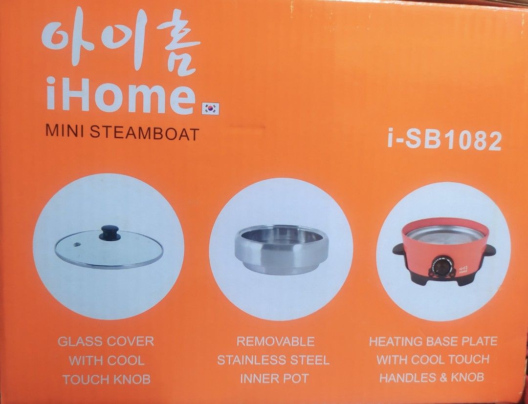 iHome Mini Steamboat 1-litre, TV & Home Appliances, Kitchen Appliances ...