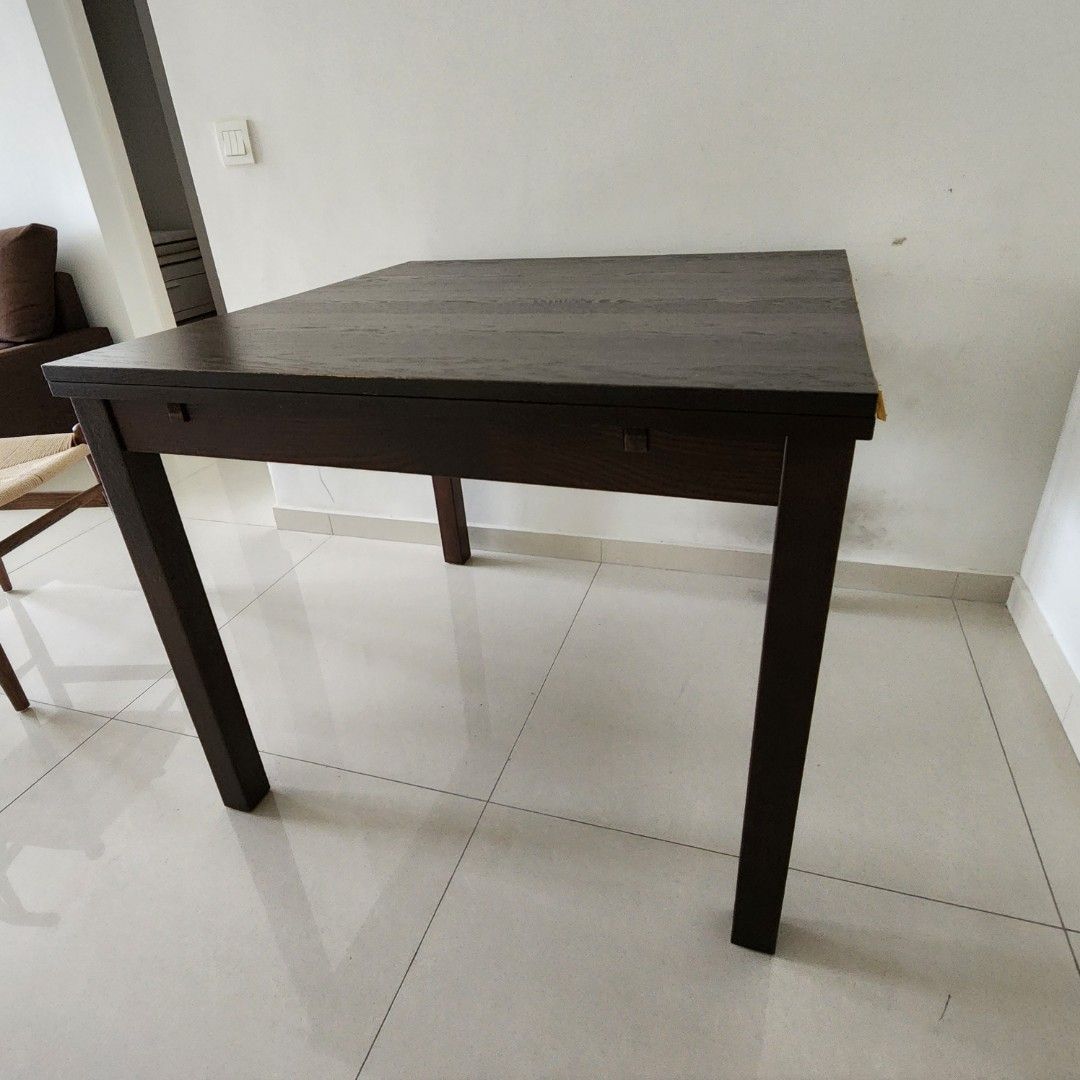 IKEA 90cm square table Sale until 16Feb2023, Furniture & Home Living ...