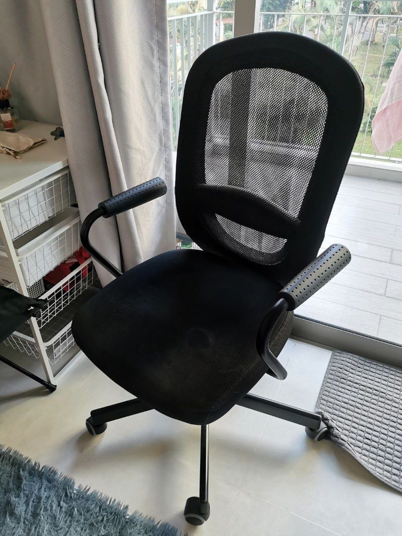 Ikea Flintan Office Chair with Armrest, Furniture & Home Living ...