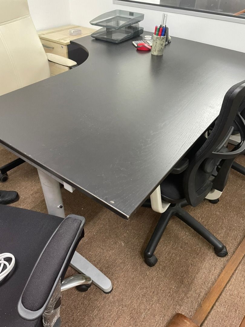 Ikea Galant Corner Desktable Furniture And Home Living Furniture Tables And Sets On Carousell