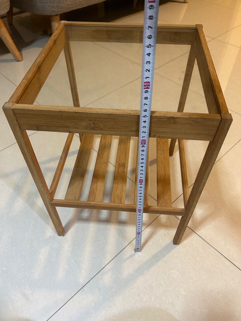 IKEA Nesna bedside table bamboo, Furniture & Home Living, Furniture ...