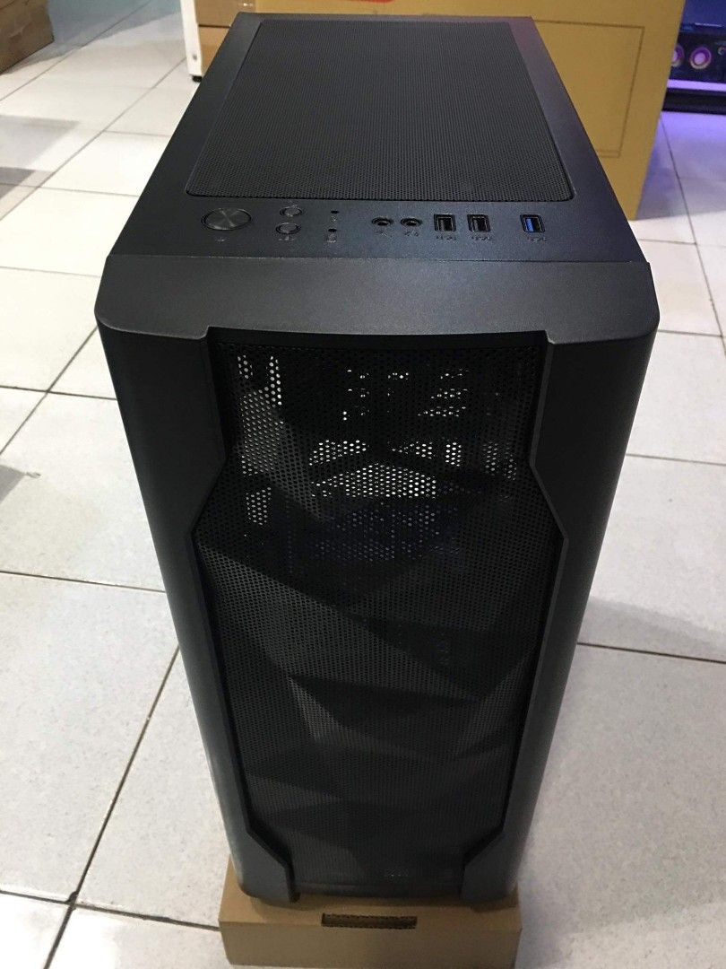 Inplay Meteor 03 ATX MicroATX Mini ITX Tempered Glass PC Case Black on ...