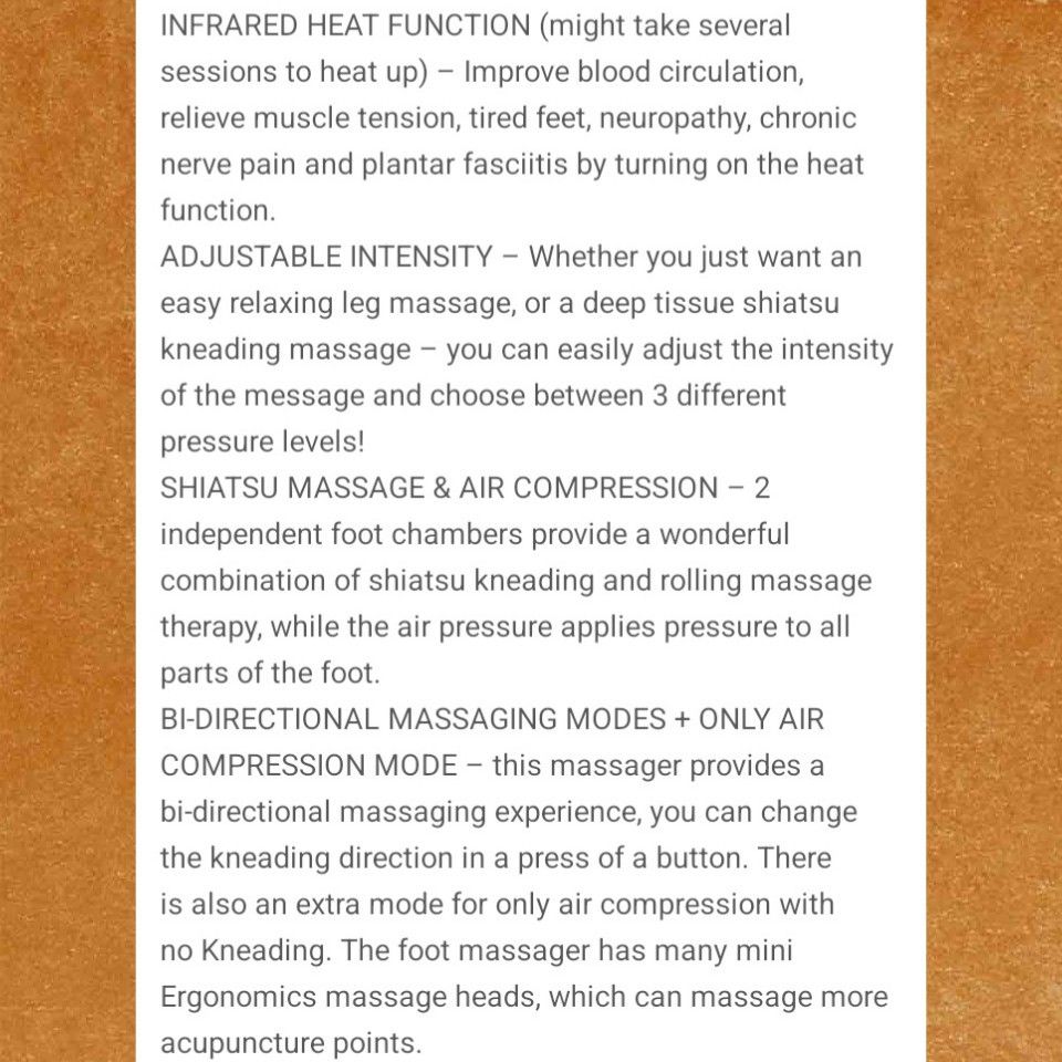 Invospa Shiatsu Foot Massager Beauty And Personal Care Foot Care On 9558