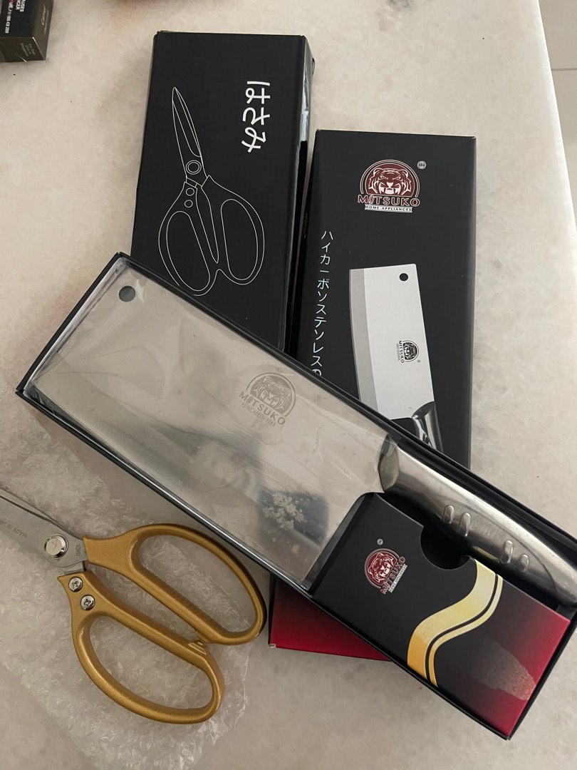 Japanese scissor and chopper per set, Furniture & Home Living ...
