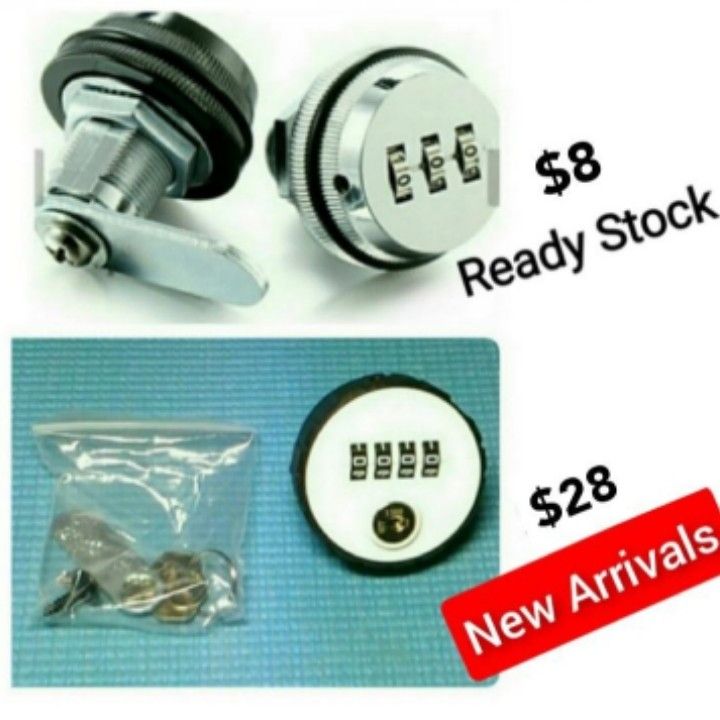 Lettterbox / Cabinet Number Lock, Furniture & Home Living, Security ...