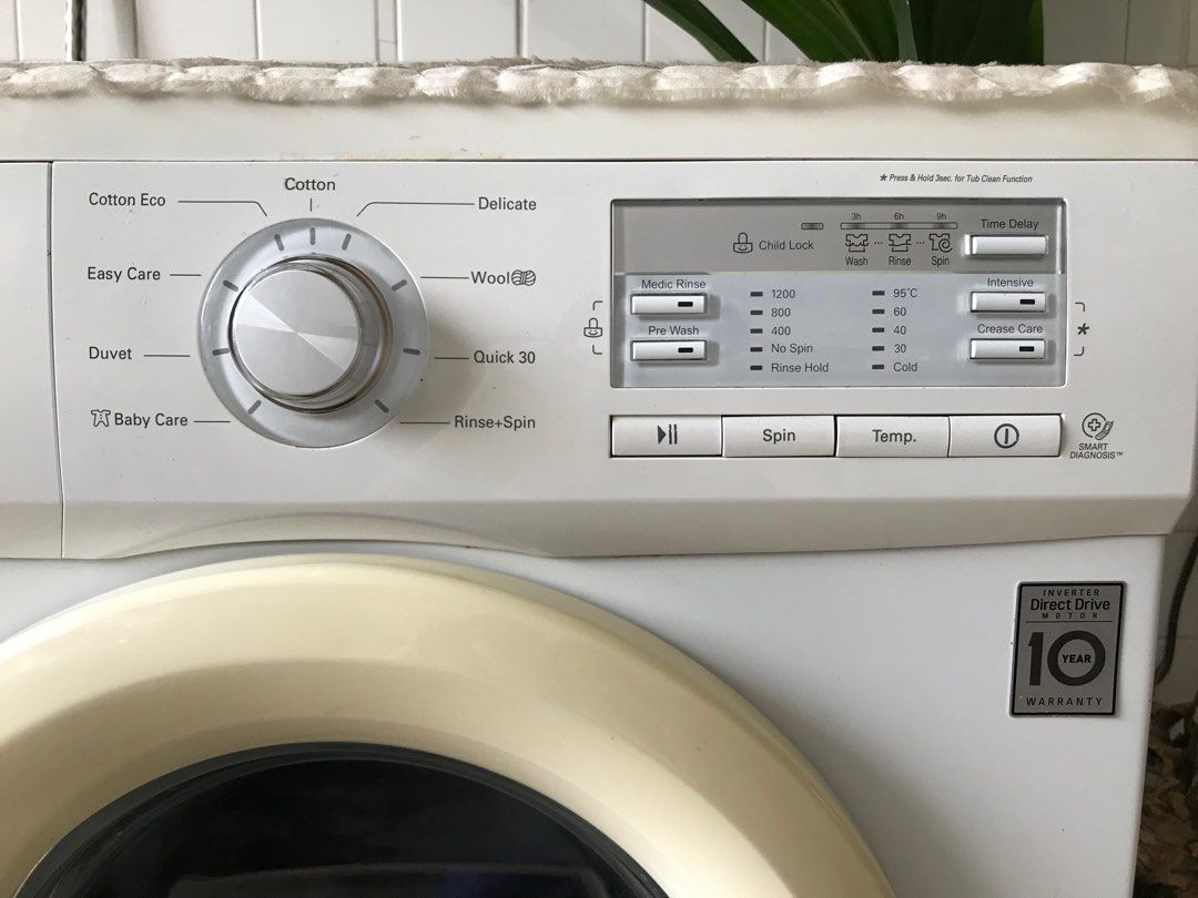 LG Washing Machine - good working condition, avail end March READ ...