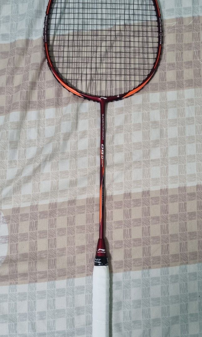Li ning turbocharging 08D badminton racket, Sports Equipment, Sports ...