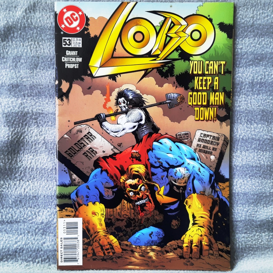 Lobo #53 (DC Comics) Alan Grant, Carl Critchlow, Mark Propst, Hobbies ...