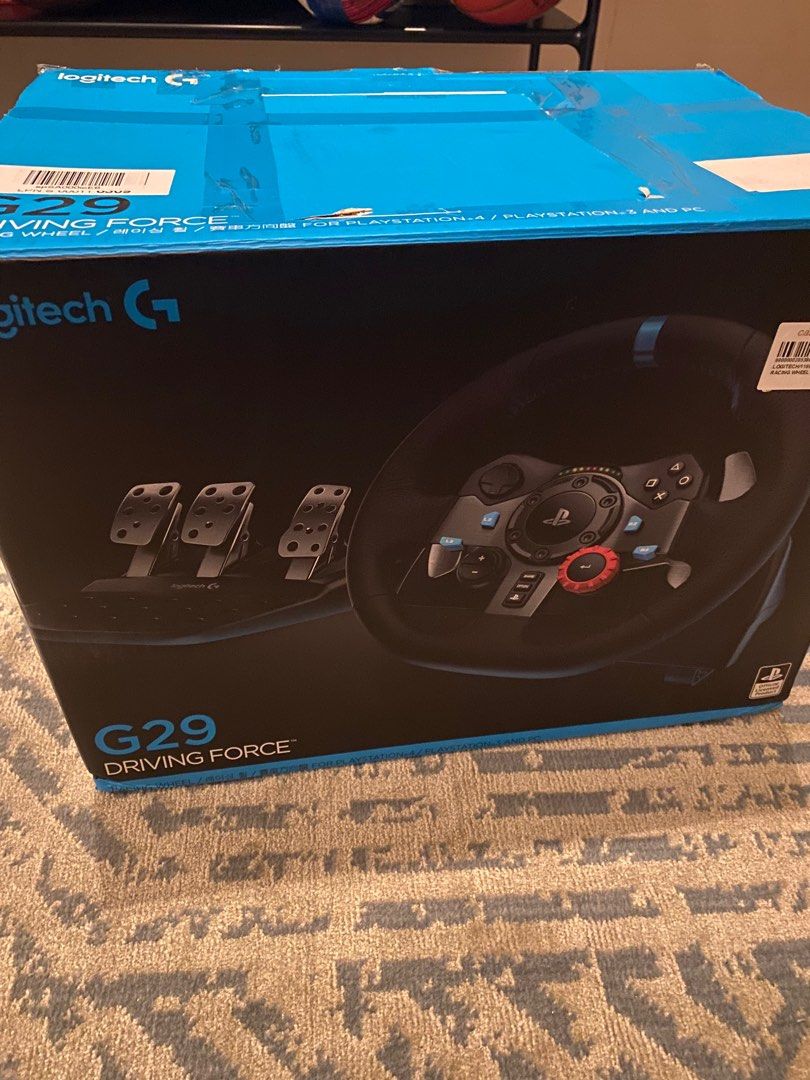 Logitech G29 racing wheel, Video Gaming, Gaming Accessories ...