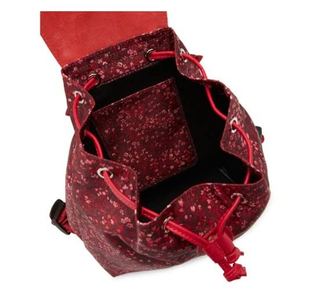 Longchamp Le Pliage Fleurs Backpack in Red., Women's Fashion, Bags ...