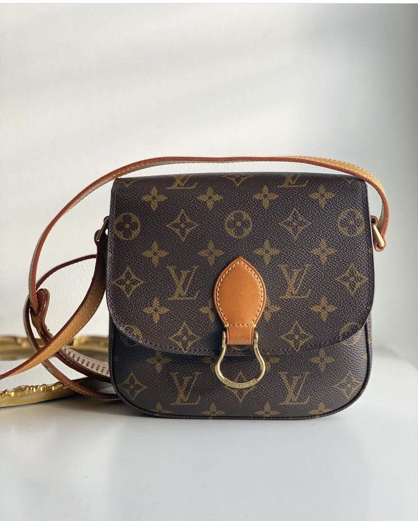 LV medium sling bag, Luxury, Bags & Wallets on Carousell