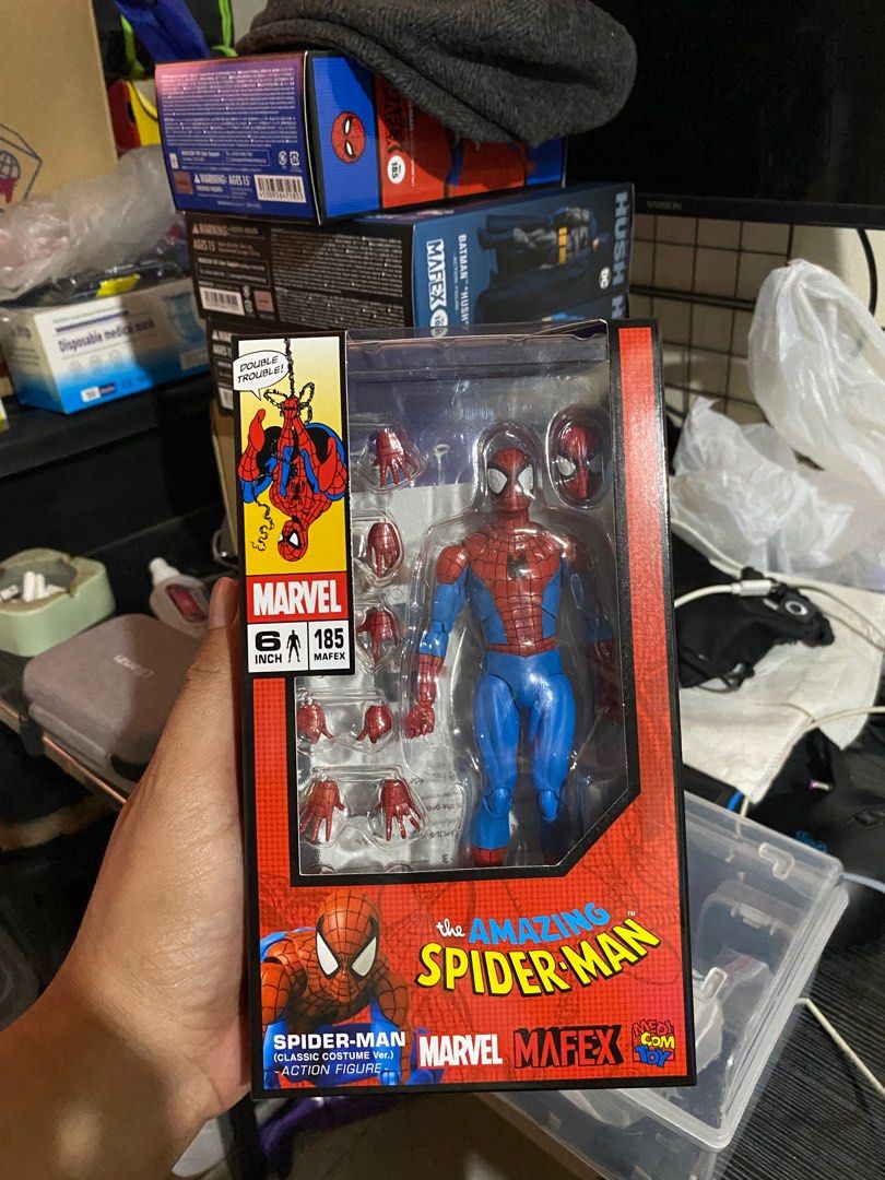 Mafex 185 Comic Spiderman on Carousell
