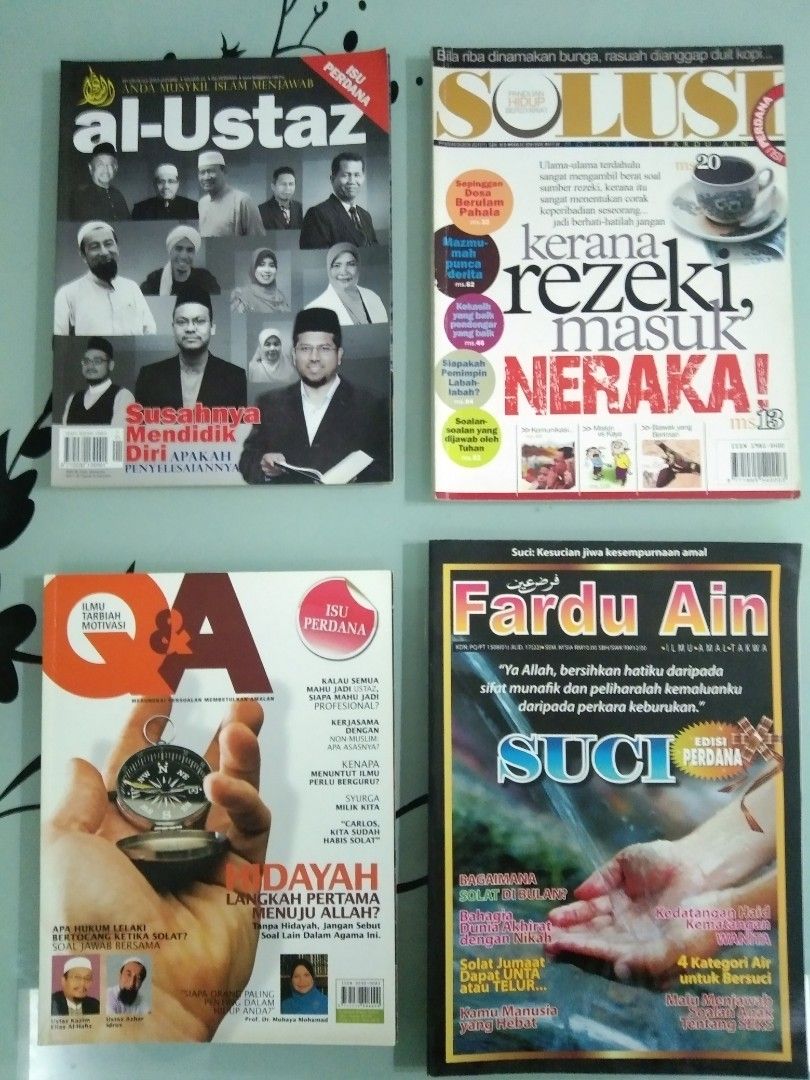 Majalah Lama Islam Isu/Edisi Perdana, Hobbies & Toys, Books & Magazines ...