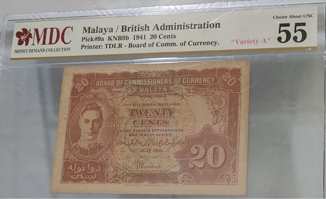 Malaya & British borneo 20 cents with MDC 55, Hobbies & Toys, Collectibles & Memorabilia ...