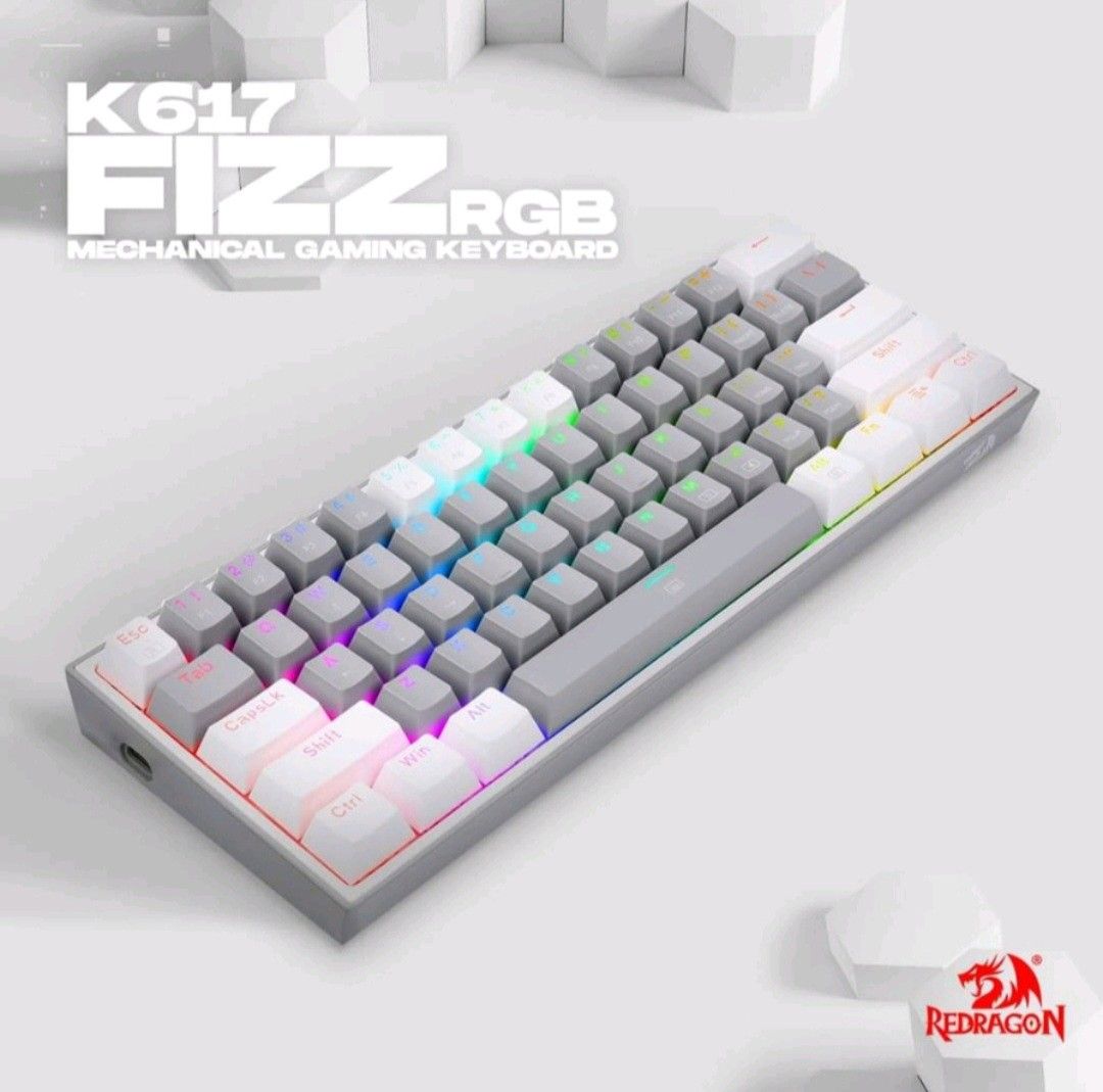 Mechanical Keyboard ( K617 FIZZ RGB) Wired on Carousell