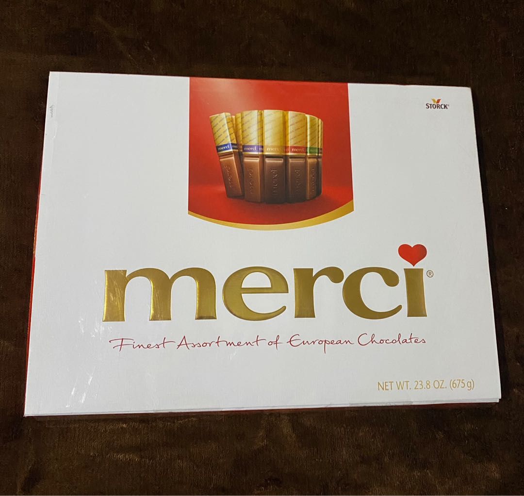 Merci Chocolate Set, Food & Drinks, Chilled & Frozen Food on Carousell