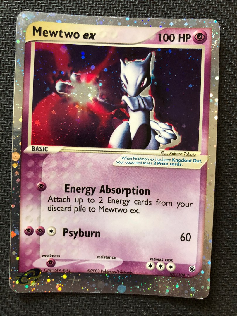 Mewtwo EX #101 Pokemon Ruby & Sapphire , Hobbies & Toys, Memorabilia ...