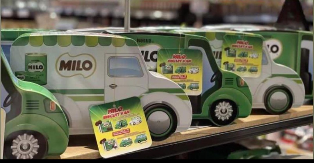 Milo Van container, Hobbies & Toys, Stationery & Craft, Other ...