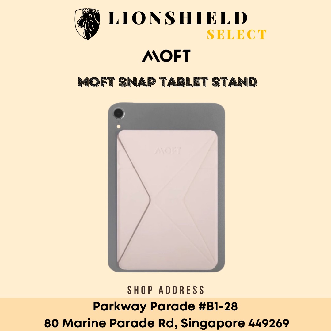 MOFT Snap iPad Stand Tablet Stand (Light Pink), Mobile Phones & Gadgets, Mobile & Gadget ...