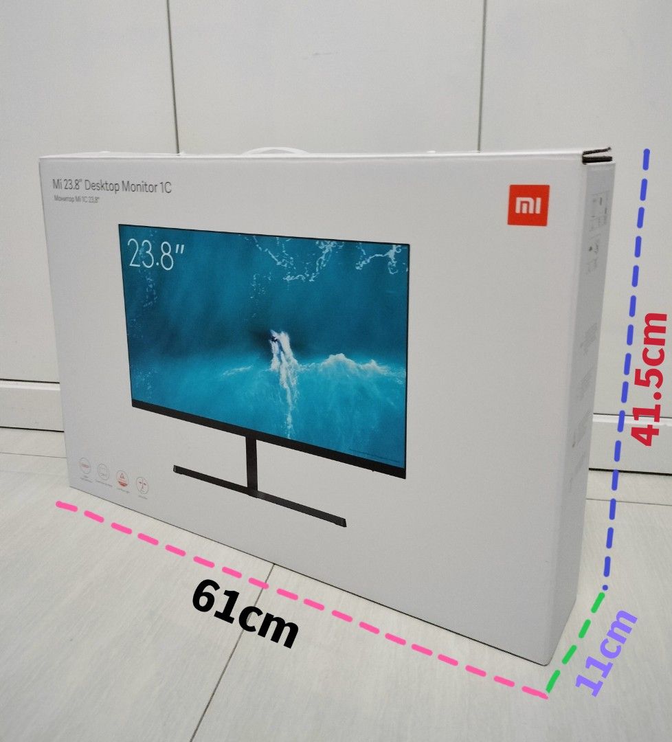 Monitor Empty Box With Styrofoam, Computers & Tech, Desktops on Carousell