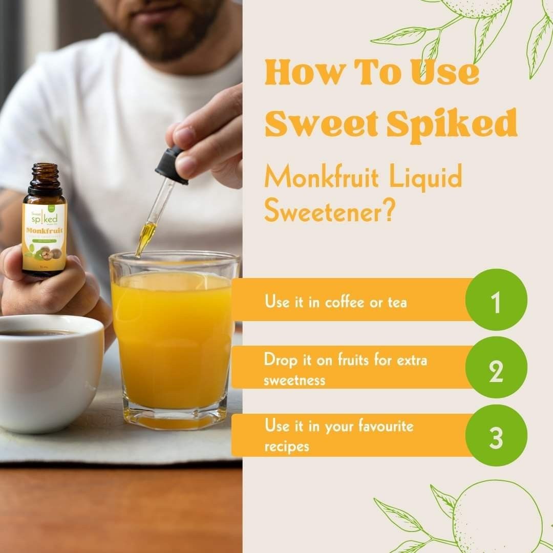 Monkfruit Sweetener Drop, Health & Nutrition, Health Supplements ...