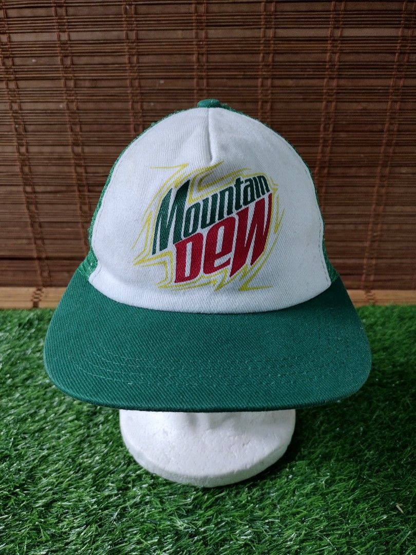 Mountain Dew Cap / Skate Cap Hat Skate Event Cap Vintage Cap, Men's Fashion, Watches ...