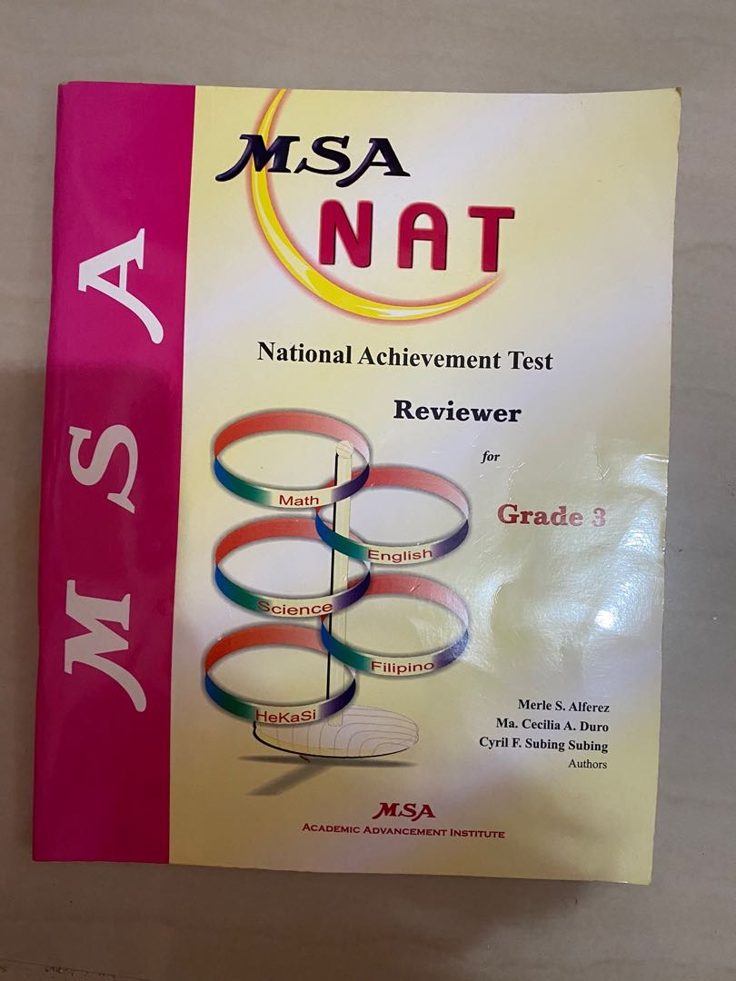 MSA NAT Reviewer For Grade 3 Hobbies Toys Books Magazines