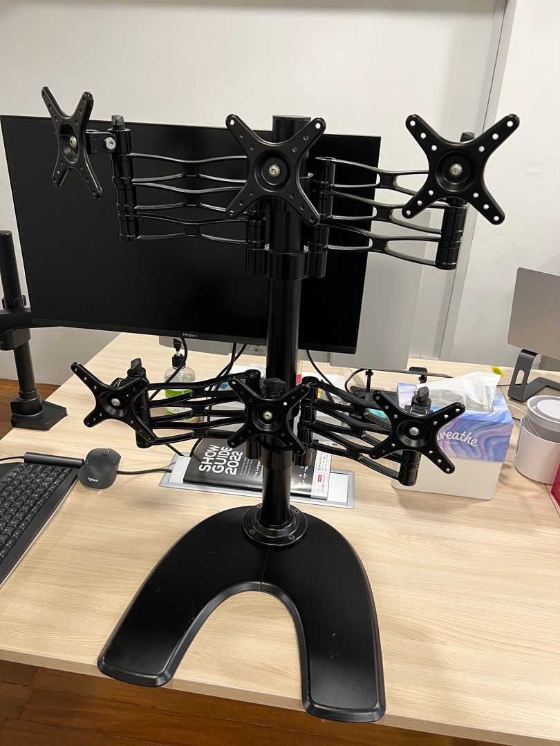 Multiple screen monitor stand (6 screens), Computers & Tech, Parts ...