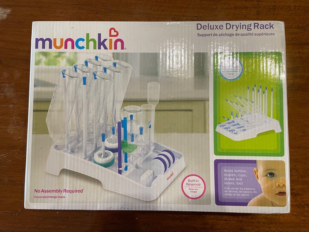 Munchkin Deluxe Folding Drying Rack, Babies & Kids, Nursing & Feeding ...