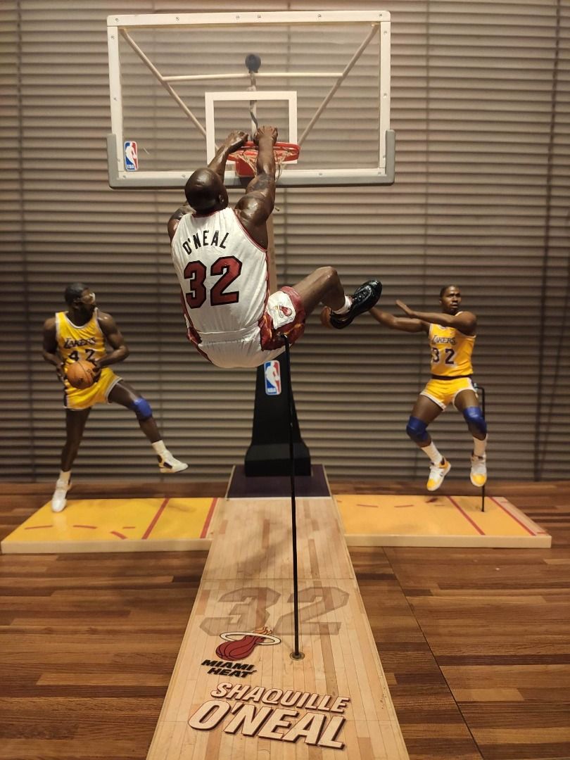 NBA FIGURES BY MCFARLANE SHAQUILLE O'NEAL WITH BACKBOARD 3,000, Hobbies ...