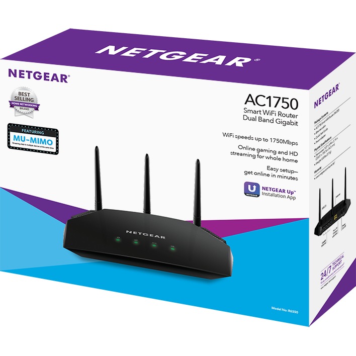 Netgear R6350 AC1750 wifi router with MU-MIMO, 電腦＆科技, 電腦周邊及配件, Wifi及上網 ...