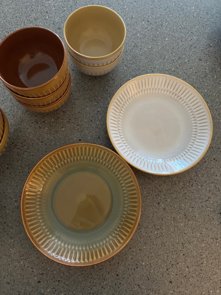 *New* Luzerne Handcrafted 22.5cm Dinner Plates , Furniture & Home ...