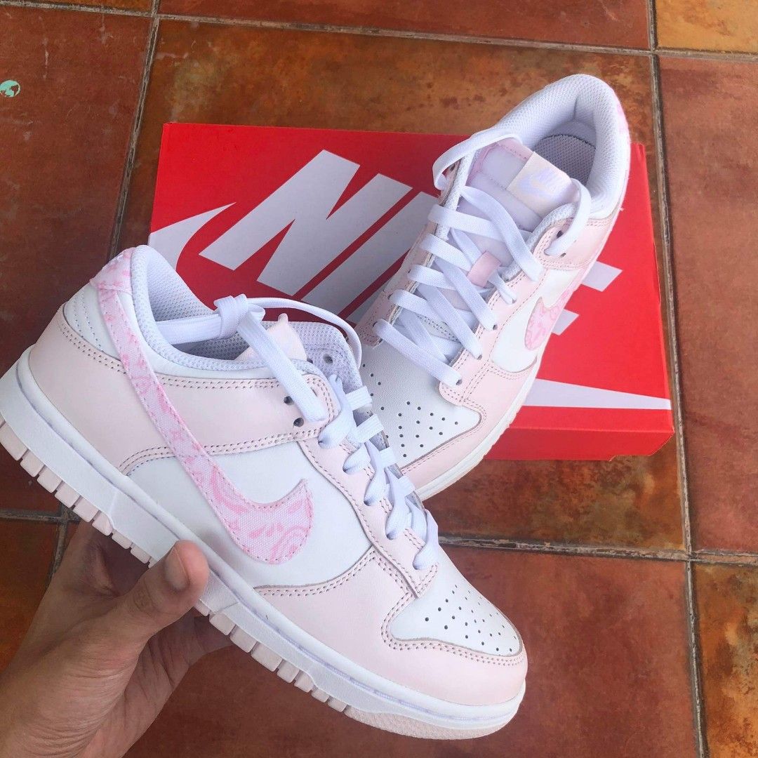 Nike Dunk Low Pink Paisley on Carousell