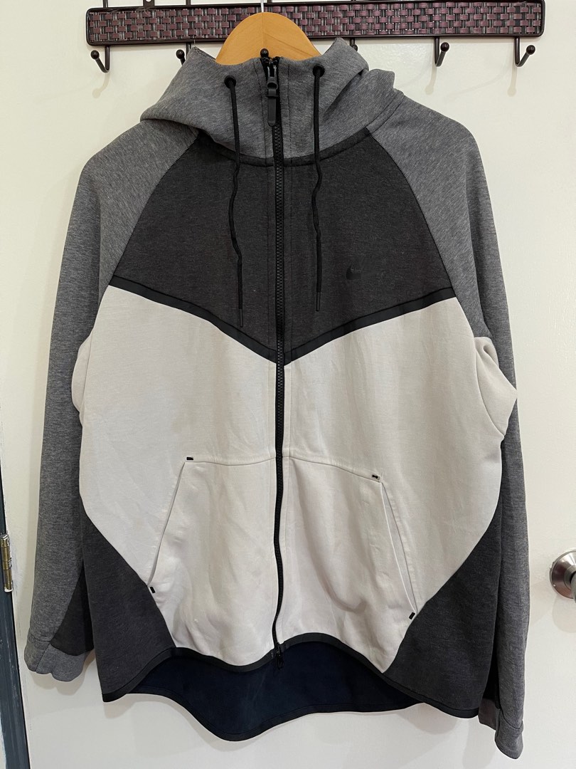 Nike TF Tech Fleece Tri Tone Hoodie Jacket XXL, Men's Fashion, Coats ...