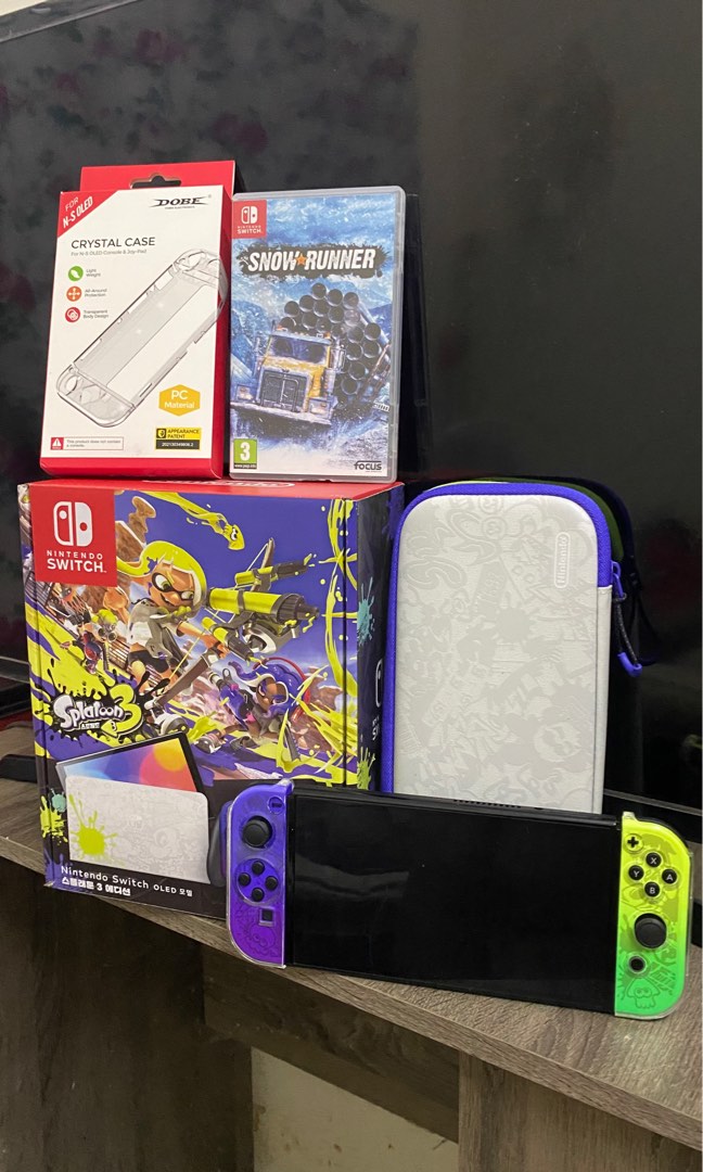 Nintendo Oled Splatoon Edition, Video Gaming, Video Games, Nintendo on ...