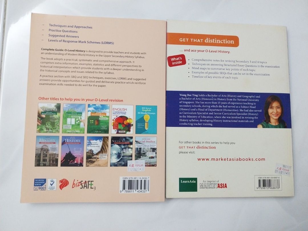 o level history guidebook complete guide and seq, Hobbies & Toys, Books ...