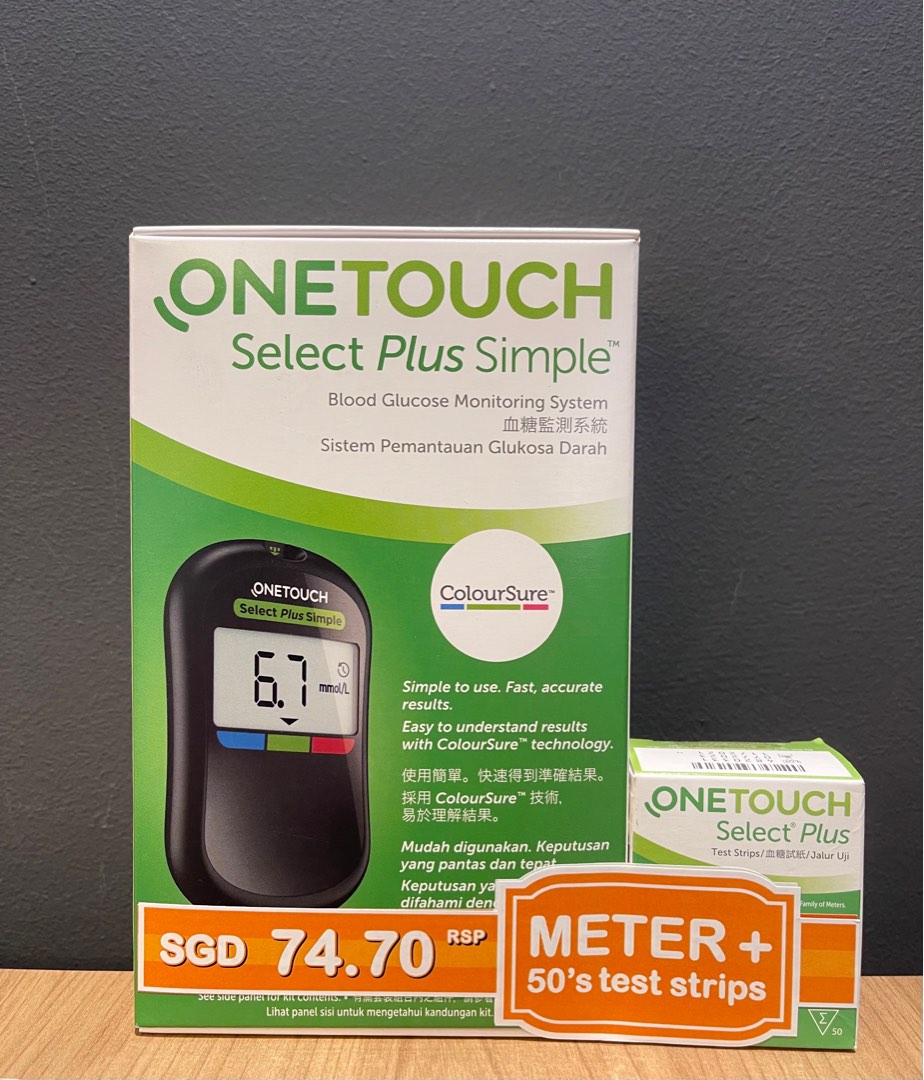 OneTouch Blood Glucose Monitoring System, Health & Nutrition, Medical ...