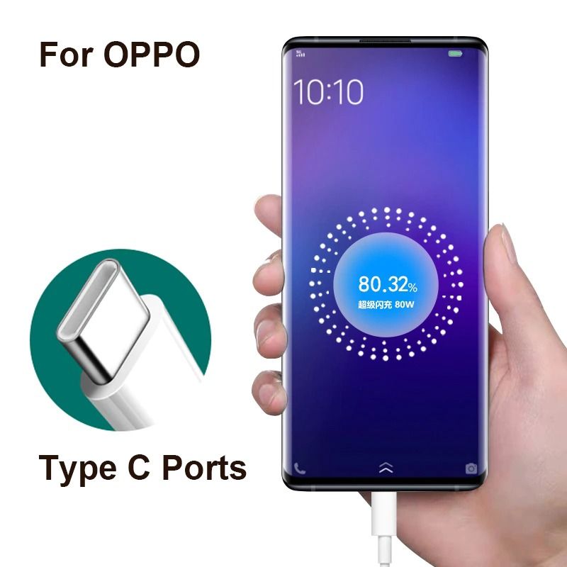 OPPO Type C Cable SuperVOOC 80W, Mobile Phones & Gadgets, Mobile ...