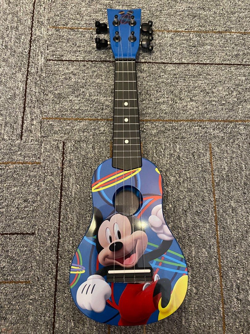 Original Disney Mickey Mouse Ukelele Guitar, Hobbies & Toys, Toys ...