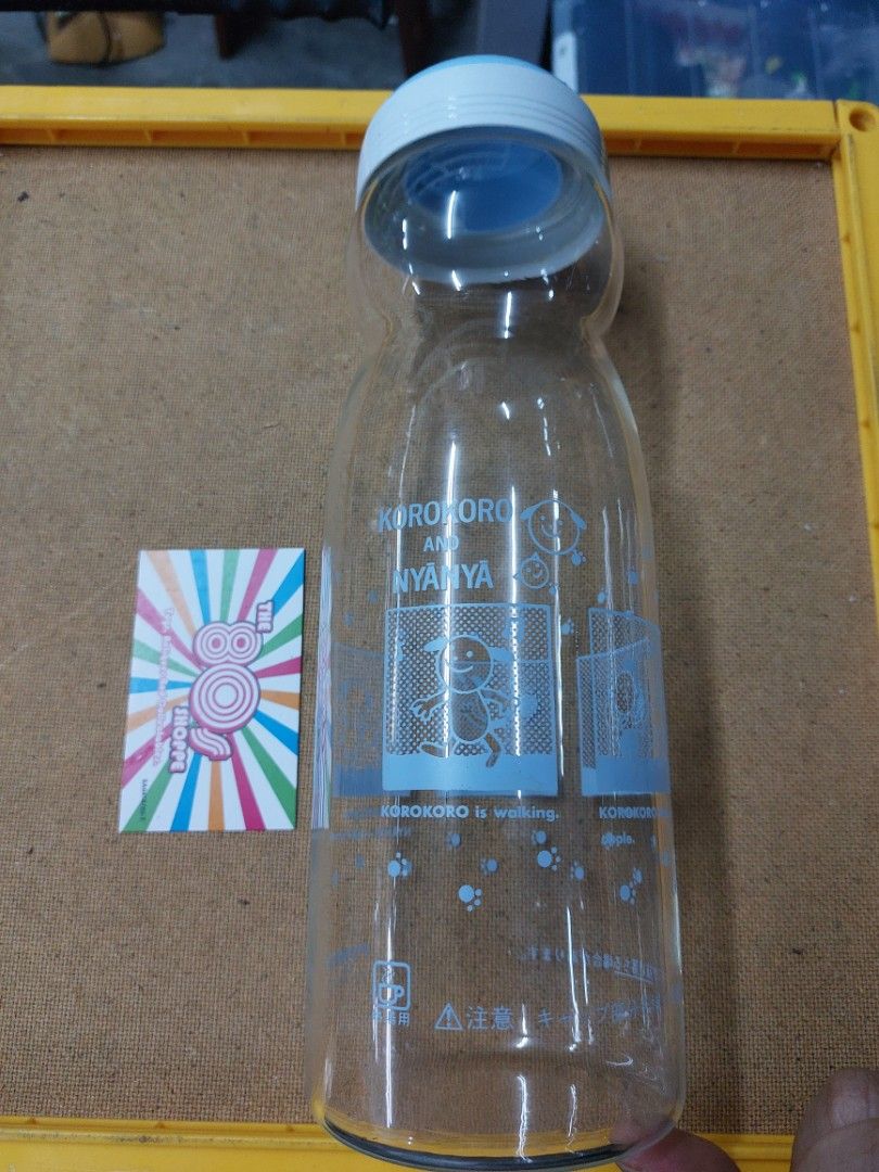 Original PYREX x IWAKI Glass Bottle made in Japan, Furniture & Home ...