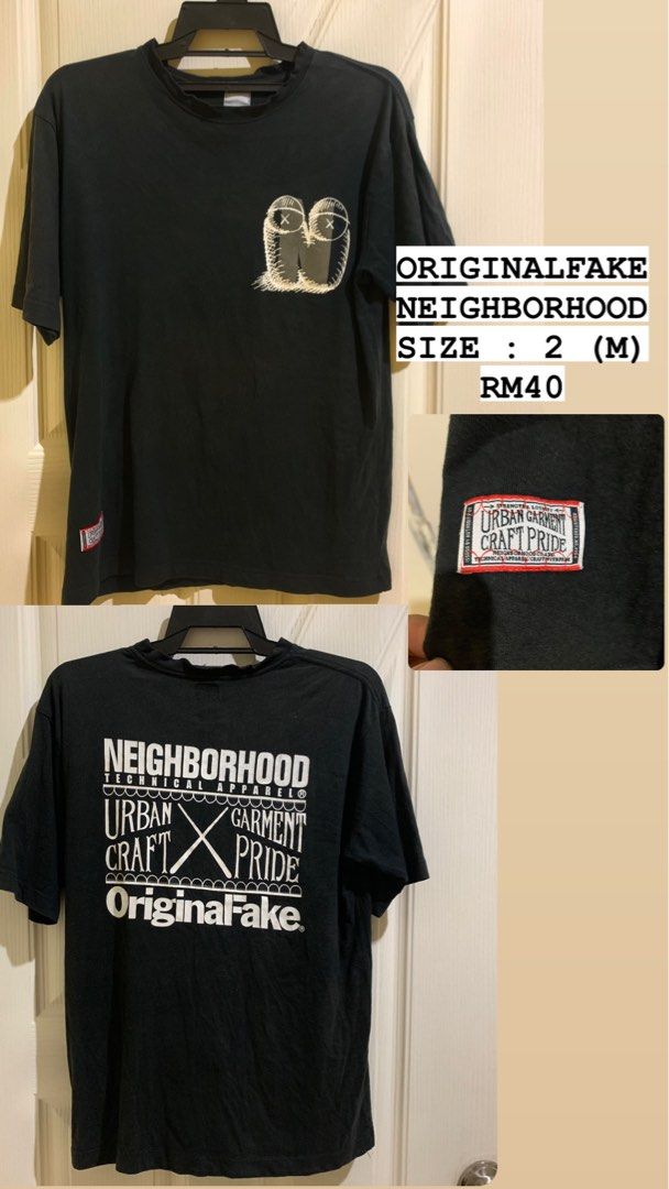 ORIGINALFAKE NEIGHBORHOOD, Men's Fashion, Tops & Sets, Tshirts & Polo ...