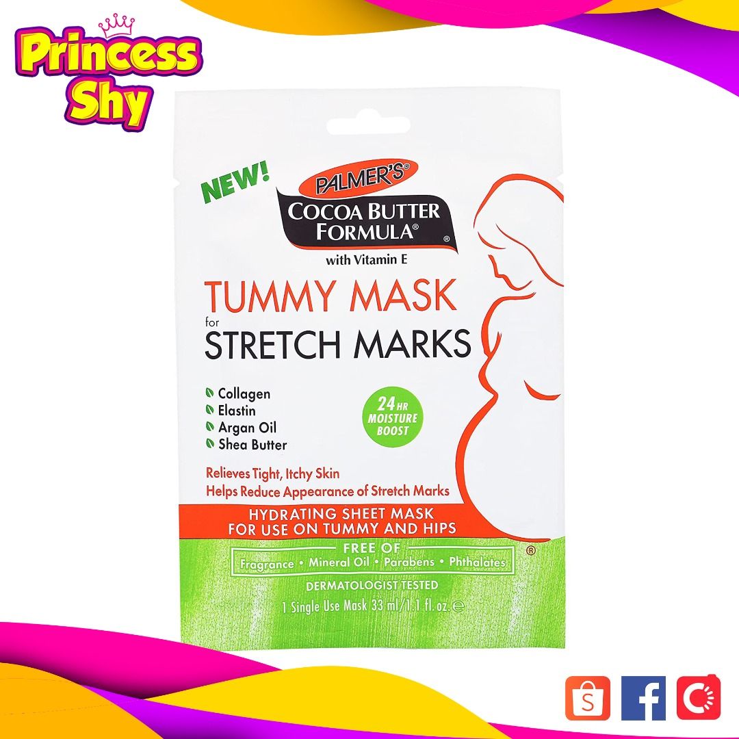 Palmer's Cocoa Butter Formula Tummy Mask for Stretch Marks Single Use ...