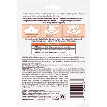 Palmer's Cocoa Butter Formula Tummy Mask for Stretch Marks Single Use ...