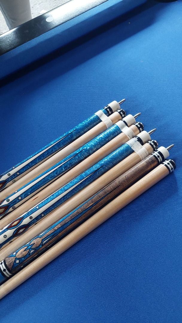 PAMPANGA CUE STICK FULL CAPIZ DESIGN, Sports Equipment, Sports & Games ...