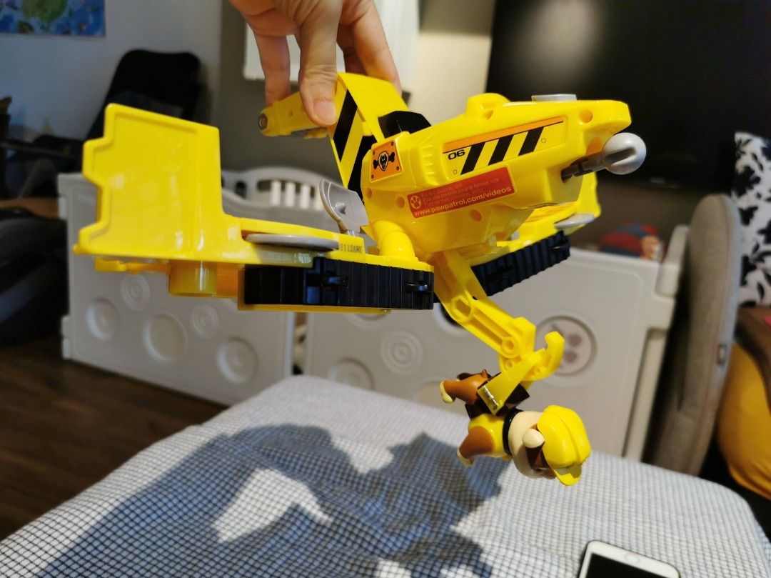 Paw Patrol Paw Deformation! Flying Vehicle Rubble, Hobbies & Toys, Toys ...